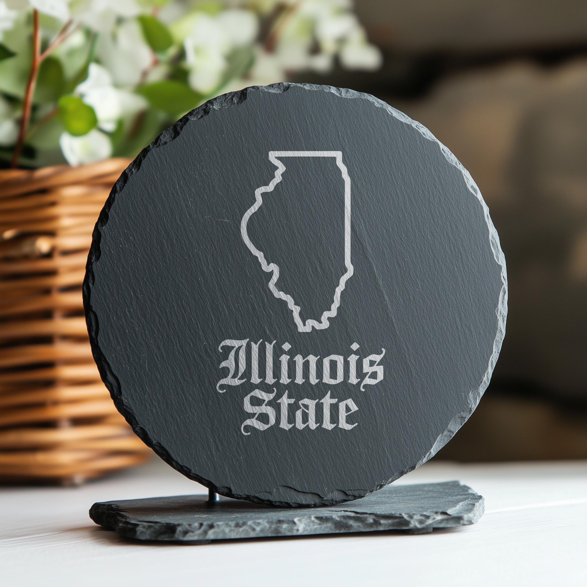 Illinois State Outline SVG Bundle: Chicago Skyline, Route 66 (digital ...