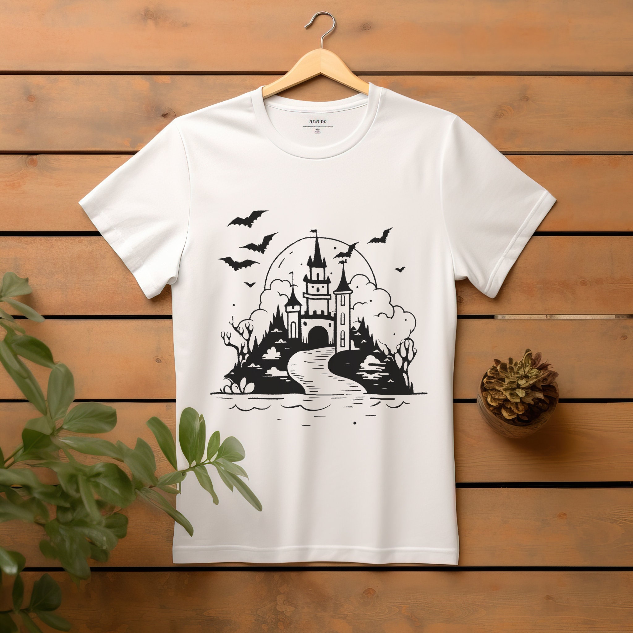 Halloween Castle Svg Bundle, Haunted House, Scary Castle Svg, Halloween ...