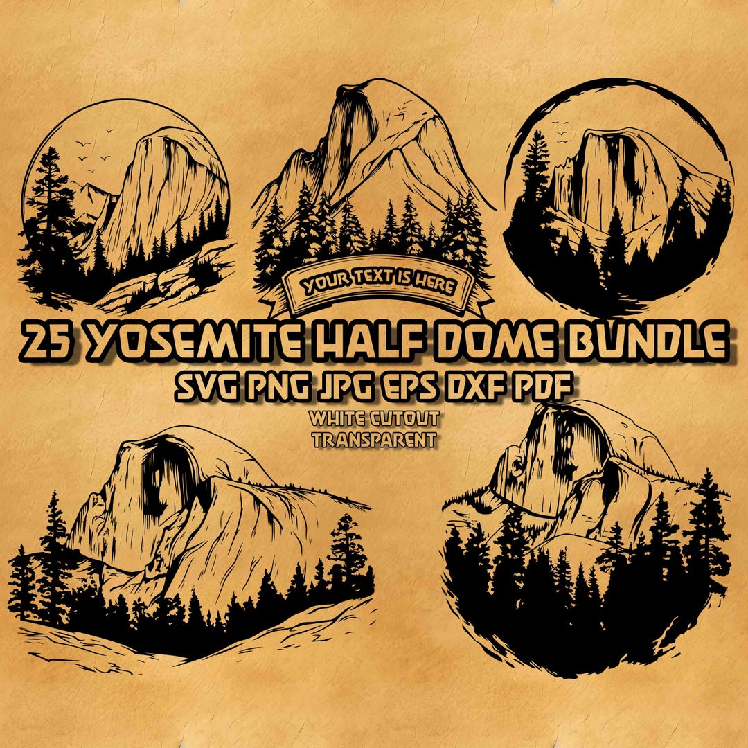 Isle Royale National Park SVG Bundle: Forest Mountain Landscape ...