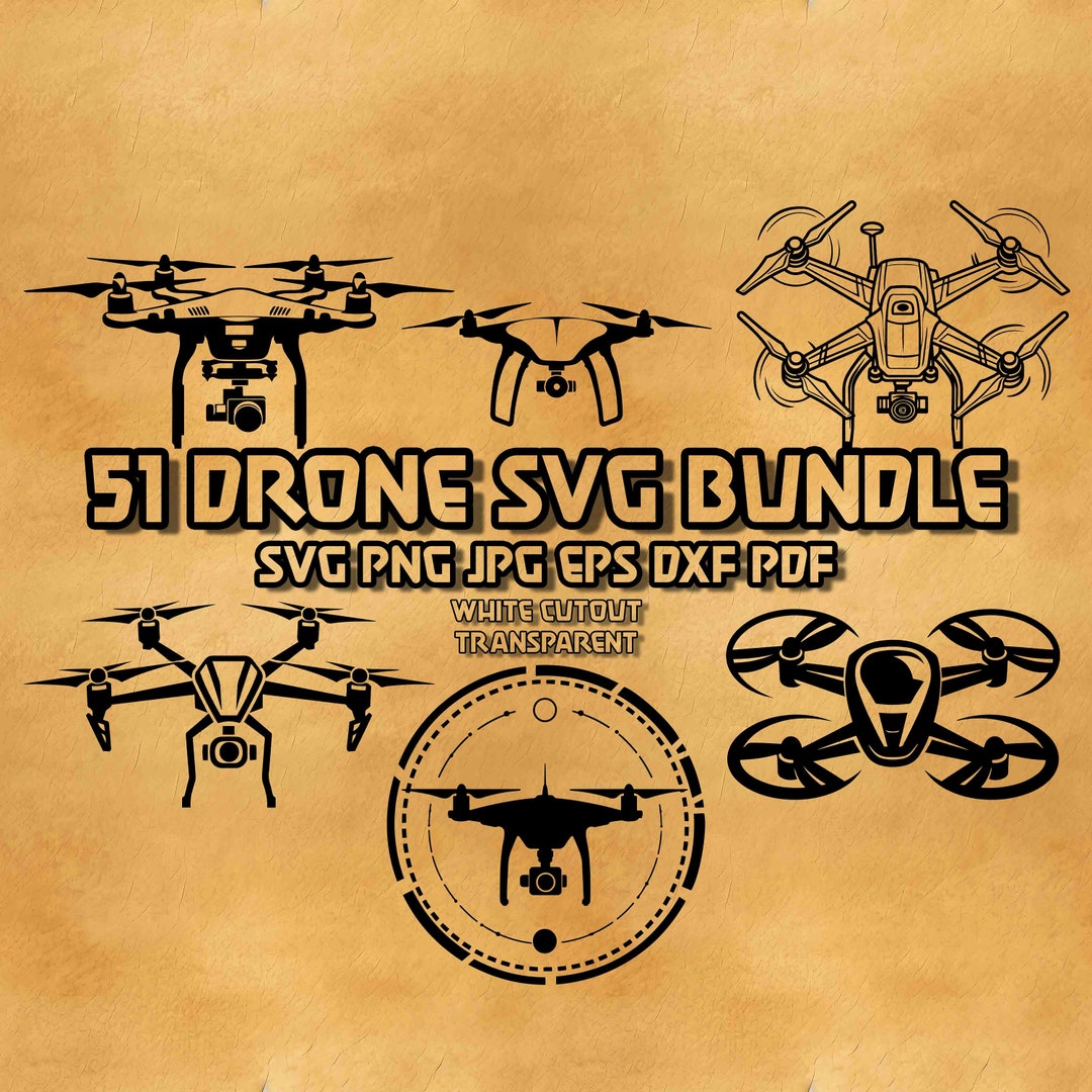 Drone Svg Bundle, Drone Quadcopter Svg, Drone With Camera Svg, Flying ...