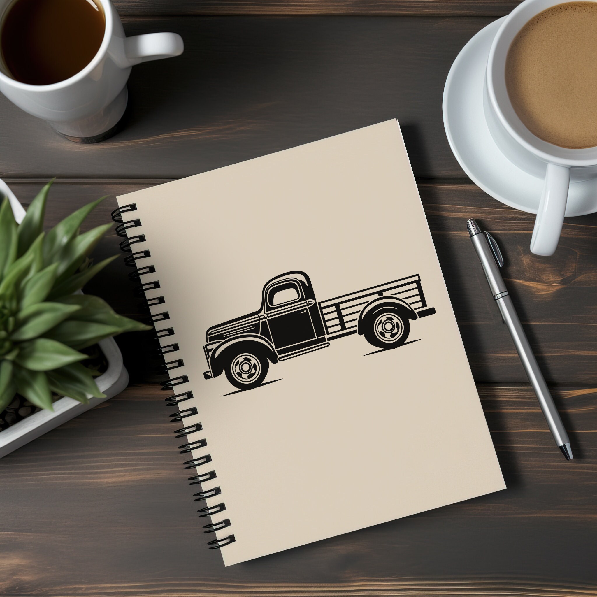 Old Farm Truck Svg Bundle, US Farm Truck Svg, Vintage Truck Svg Bundle ...