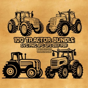 Tractor Svg Bundle, Tractors Silhouette Svg , Tractor Vector, Tractor ...