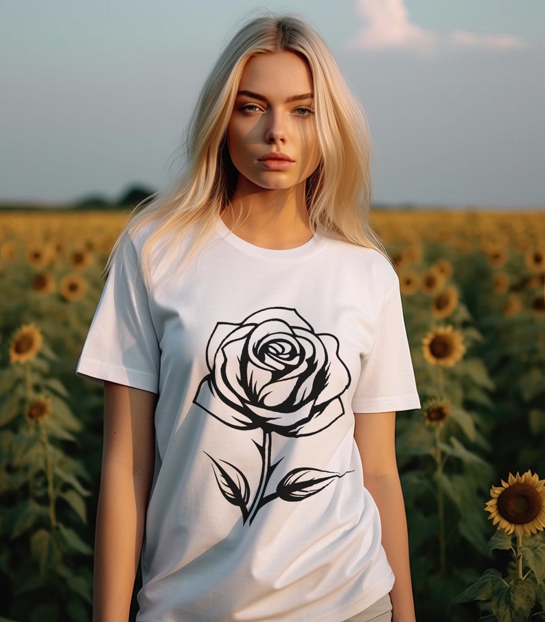 Rose Svg Bundle, Rose Png Design, Rose Svg for Cricut, Rose Vector ...