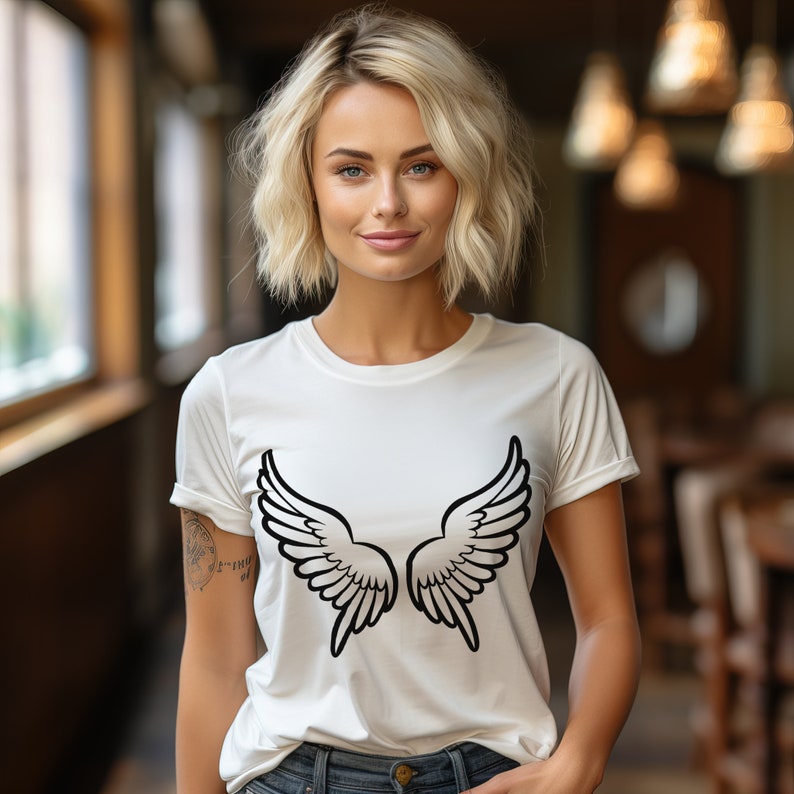 Angel Wings Svg Bundle Angel Wings Png Angel Svg Wings Svg Wings Svg Png Dxf Eps Memorial