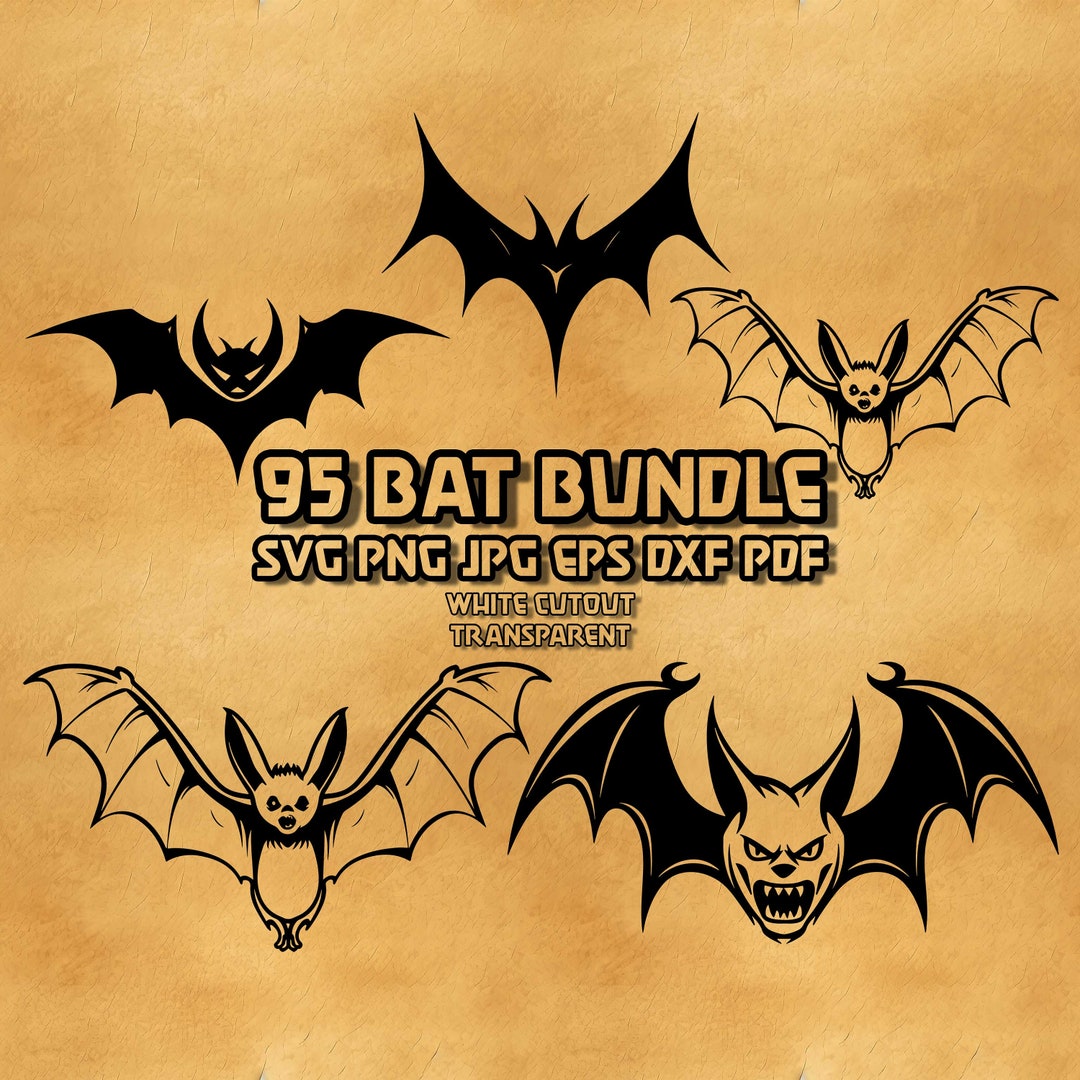 Halloween Bat Svg Bundle bat svg Bat PNG Bundle Flying - Etsy Portugal