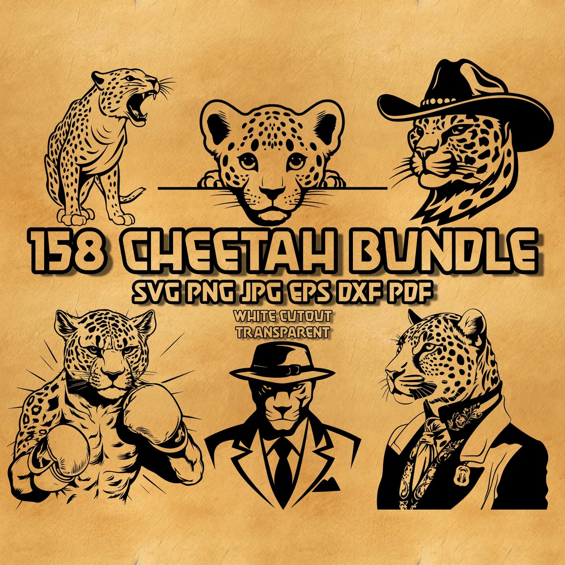 Cheetah Svg, Leopard Head Svg, Leopard Svg, Cheetah Wearing Sunglasses ...