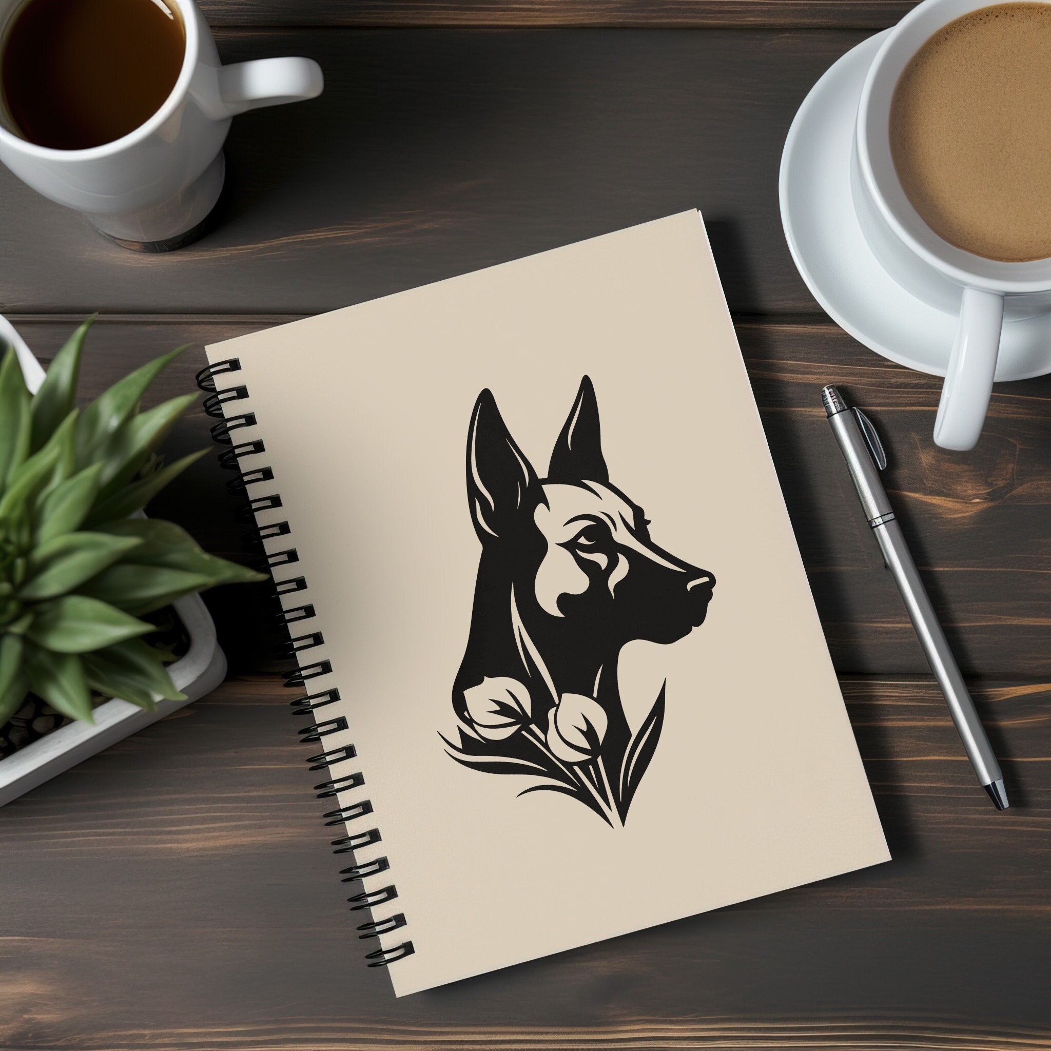 Belgian Malinois Svg Bundle, Floral Belgian Malinois Svg, Cowboy ...