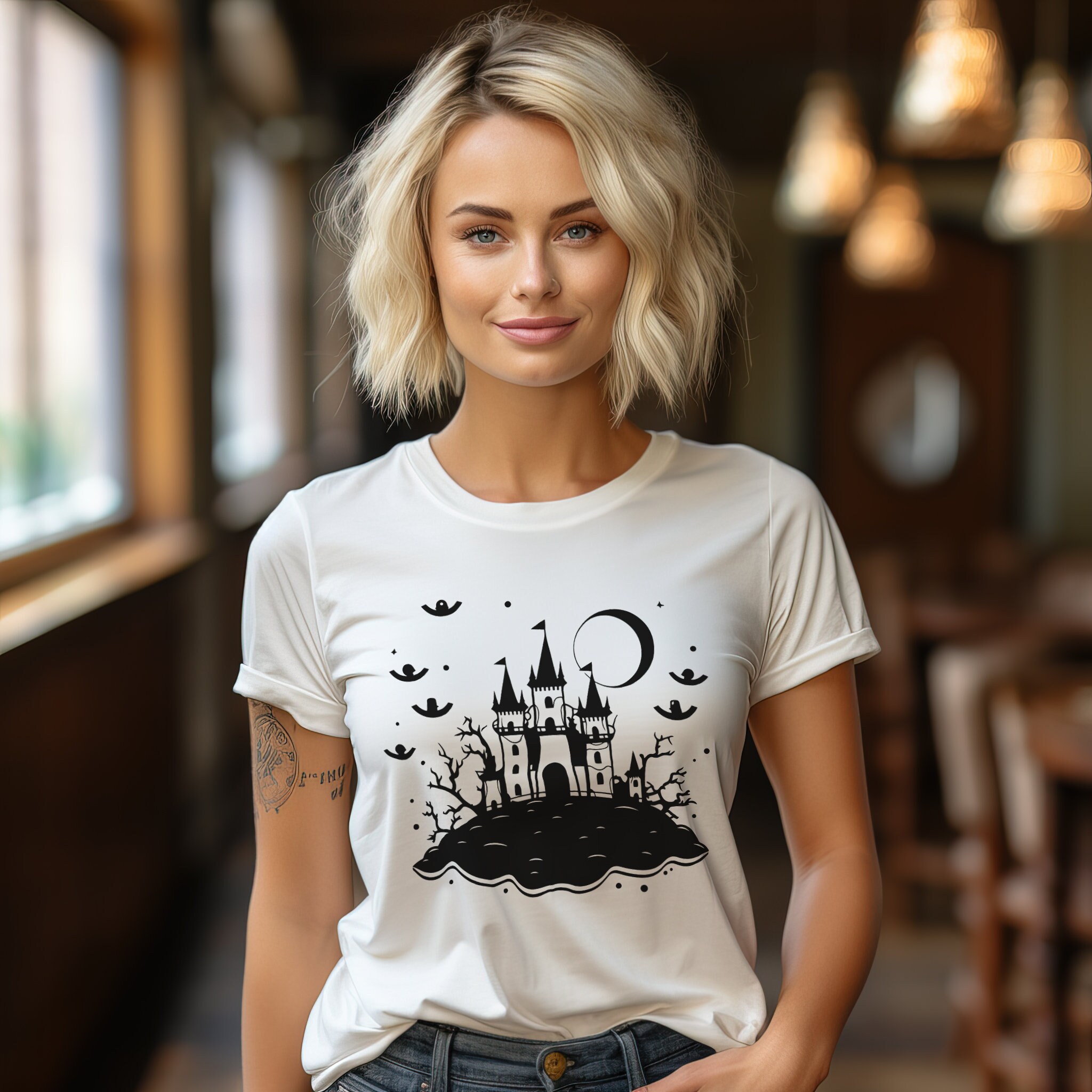 Halloween Castle Svg Bundle, Haunted House, Scary Castle Svg, Halloween ...