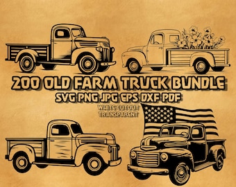 Vintage Truck Decal - Etsy