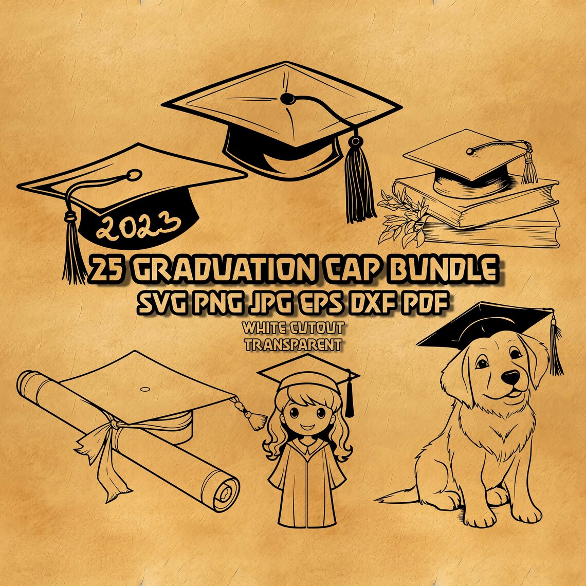 Graduation Cap Svg Bundle, Graduation Class of 2023 SVG, Graduation ...