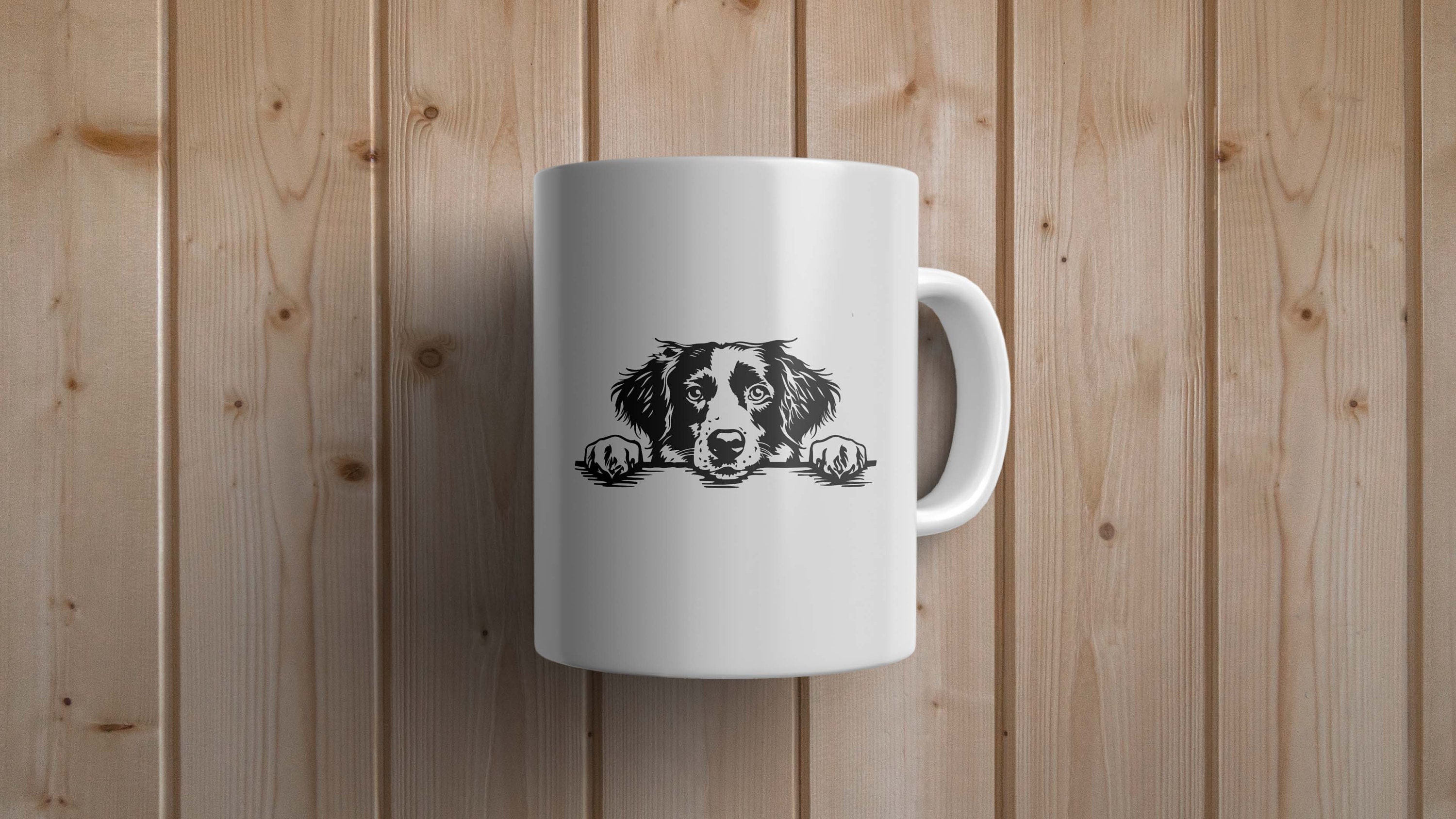 Brittany Spaniel Svg Bundle, Brittany Spaniel Monogram Svg, Peeking ...