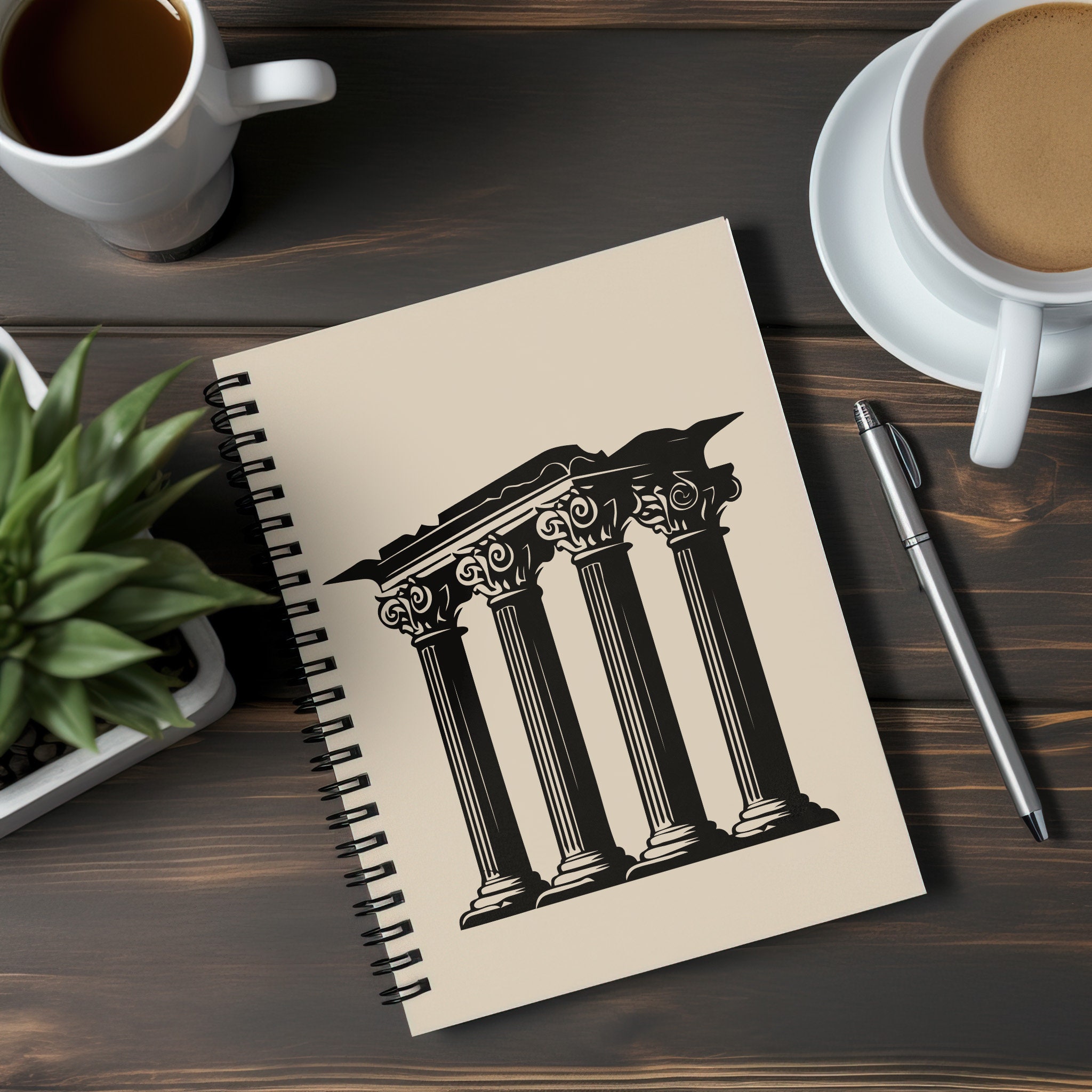 Roman Column Svg Bundle, Ancient Roman Svg, Philosophy Svg, Ancient ...