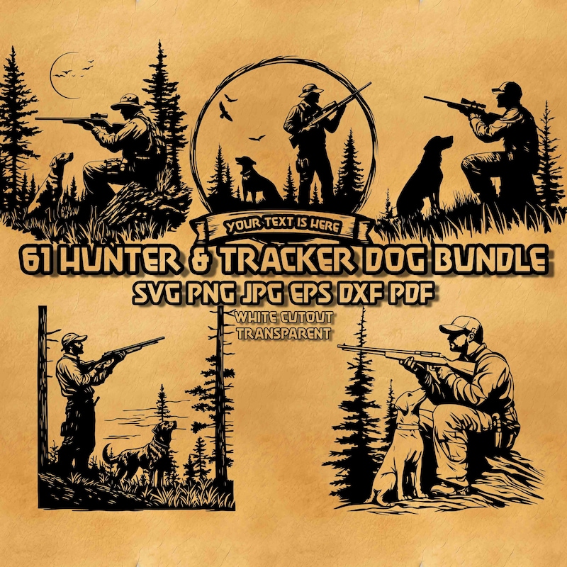 Hunting Scene Svg - Etsy