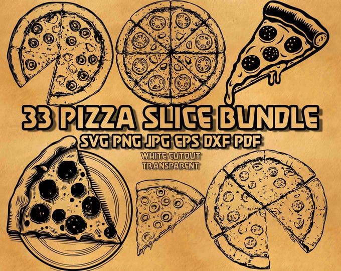 Pizza Svg - Etsy UK
