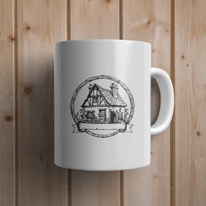 Medieval Tavern SVG Bundle: Rustic Pub Cliparts for Laser Engraving ...