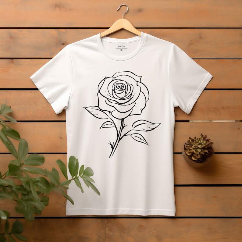 Rose Svg Bundle, Rose Png Design, Rose Svg for Cricut, Rose Vector ...