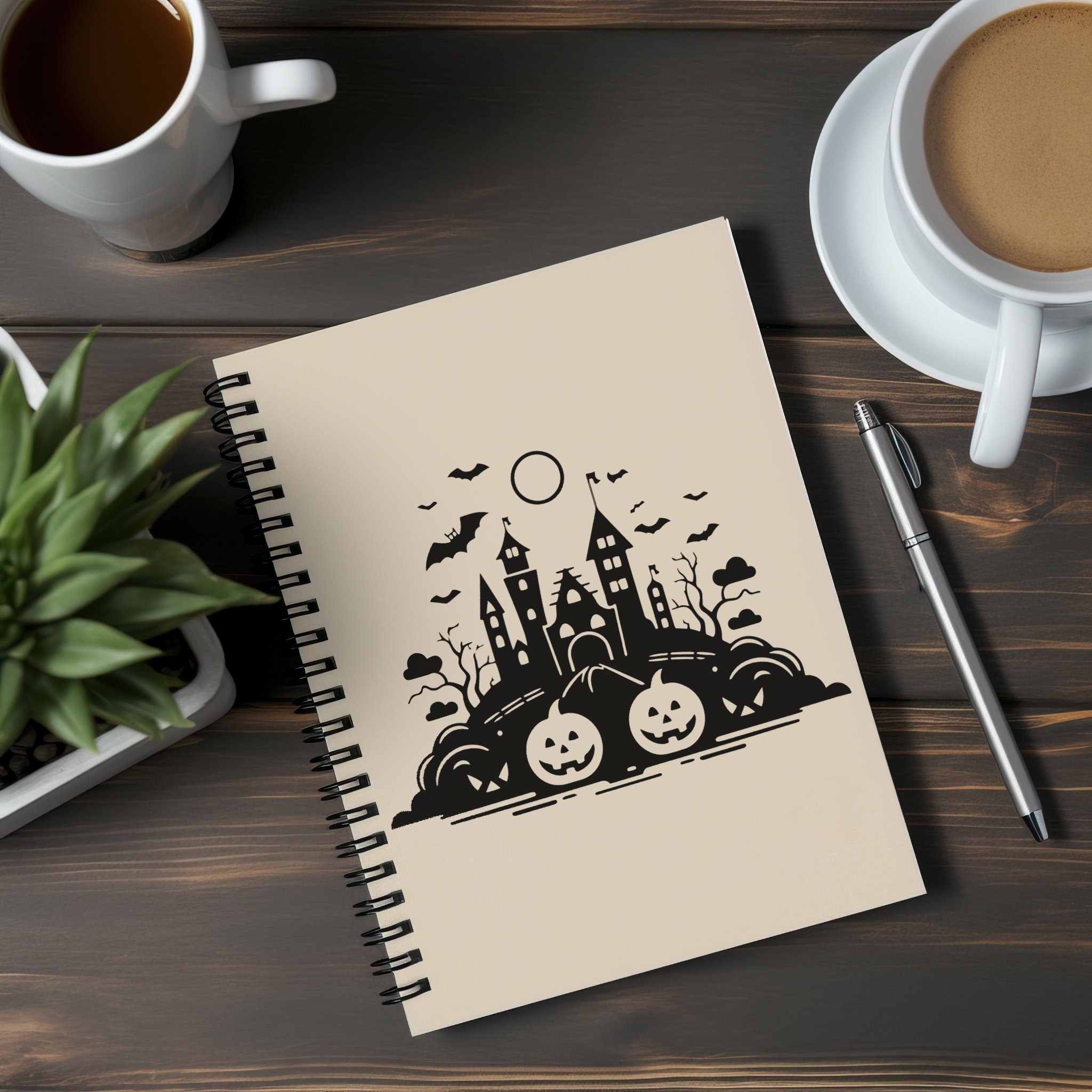 Halloween Castle Svg Bundle, Haunted House, Scary Castle Svg, Halloween ...
