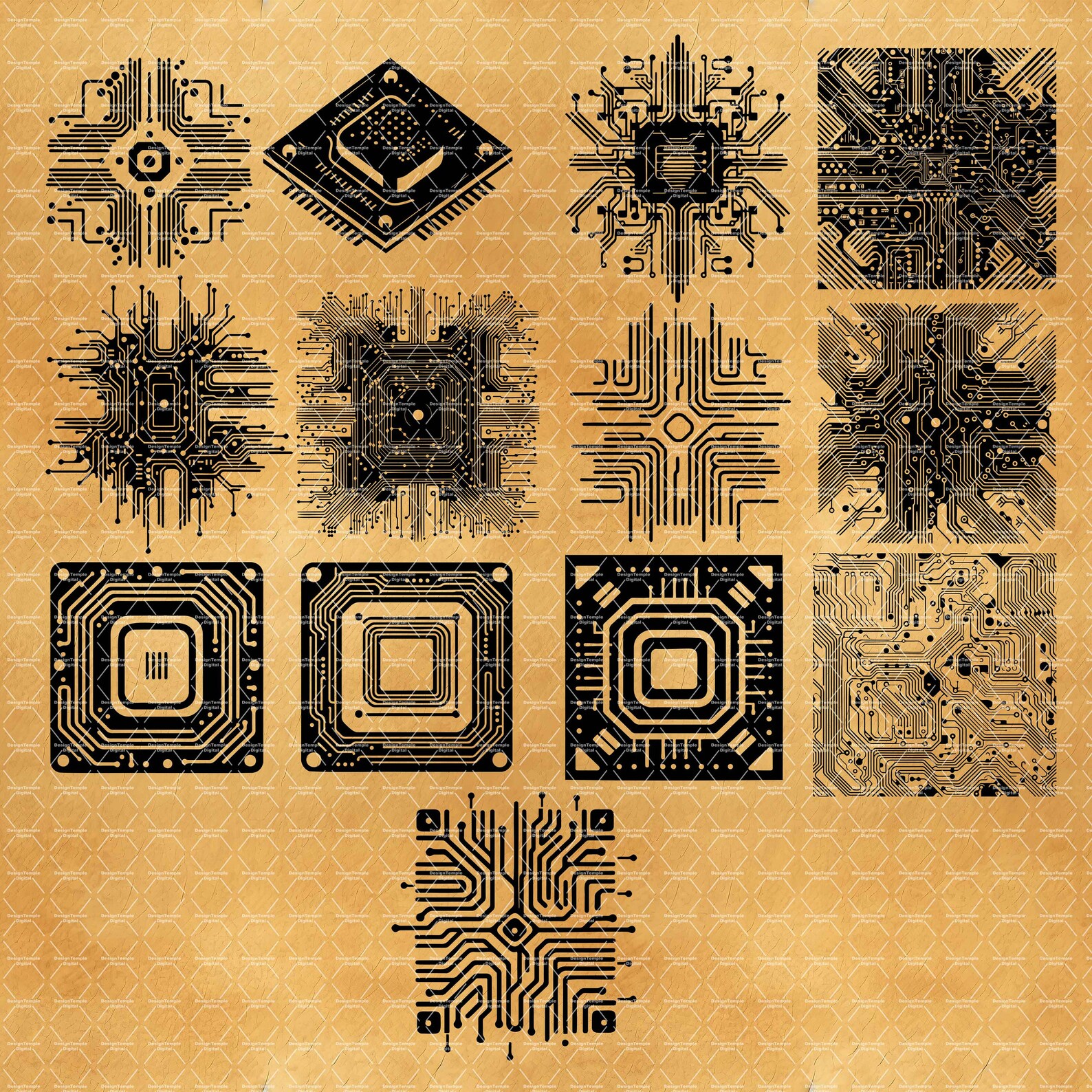 Circuit Board Svg Bundle, Computer Processor Svg, Tech Svg, Engineering ...