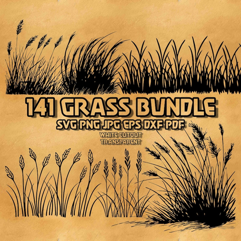 Grass Svg - Etsy