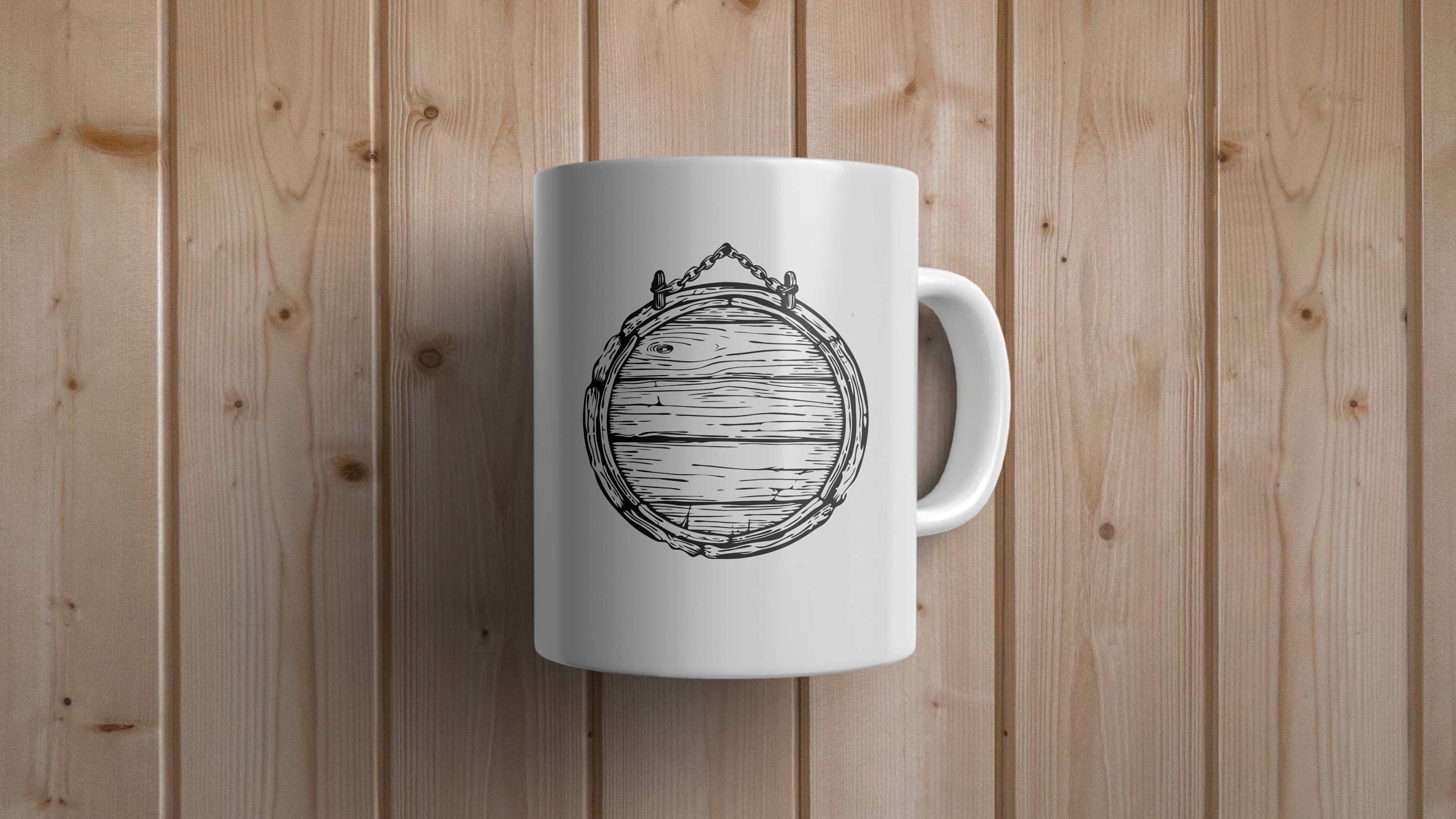 67 Rustic Wood Sign SVG Bundle: Circle & Tree Designs, Wooden Pattern ...