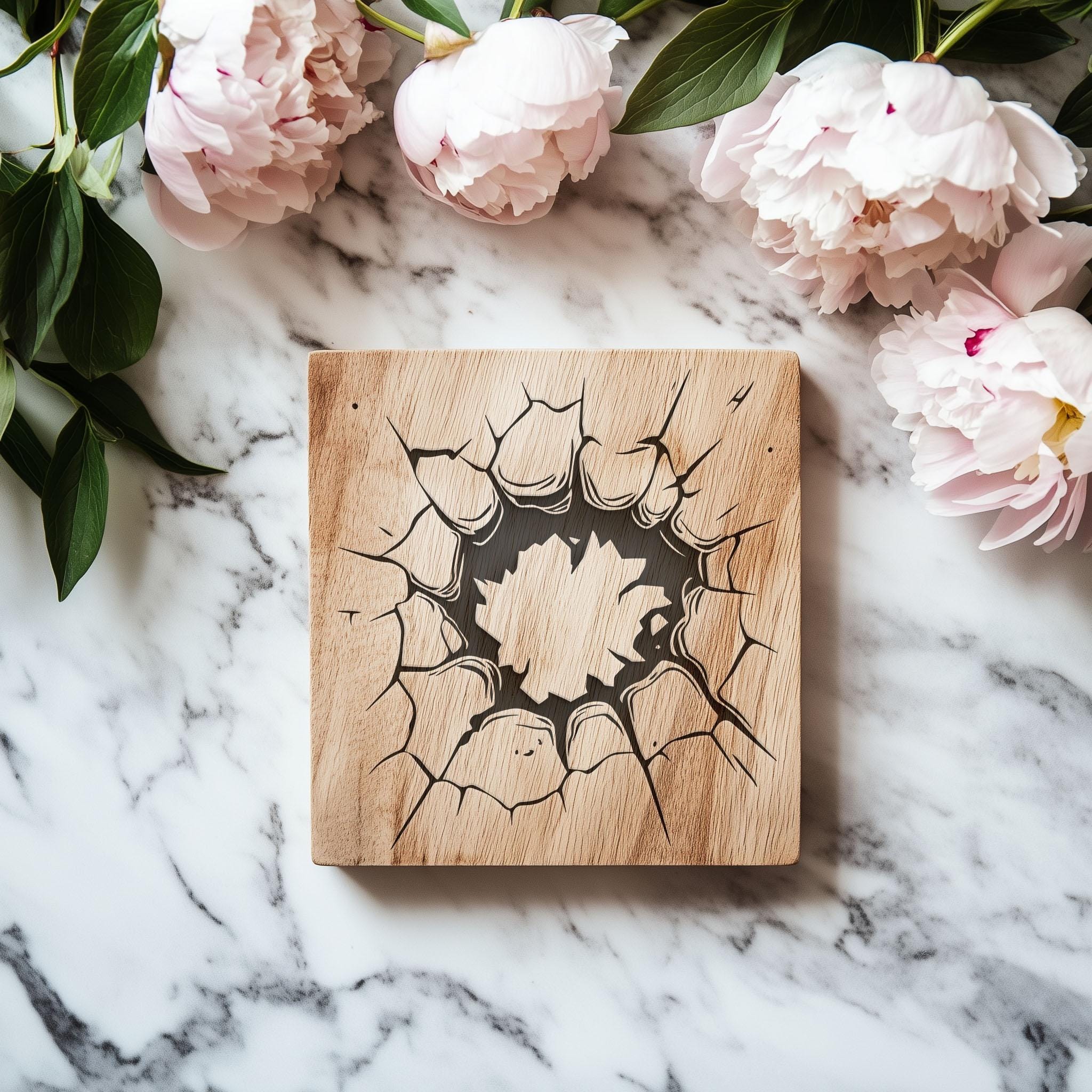 Cracked Wall Hole SVG Bundle: Fracture Effect Design (digital Download ...