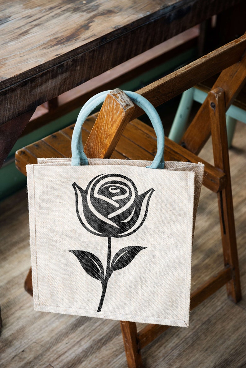 Minimalist Rose Svg Bundle, Minimal Rose Design, Rose Svg for Cricut ...