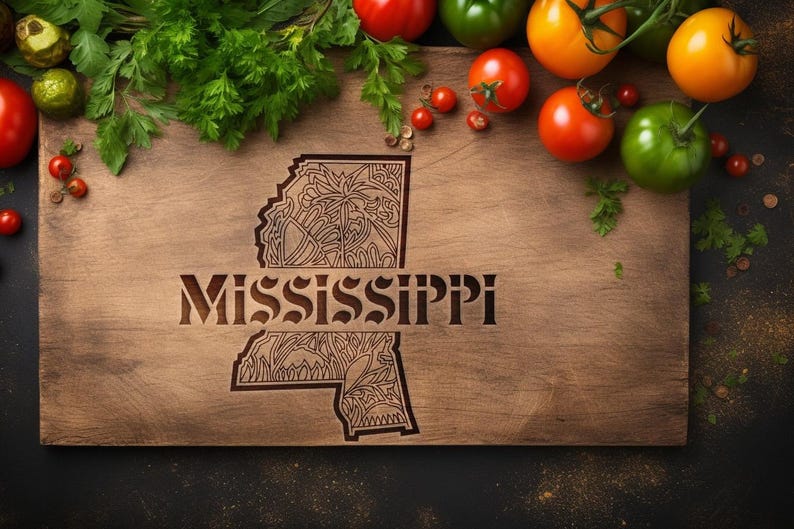 Mississippi State Outline SVG Bundle: Laser Engrave File - Etsy
