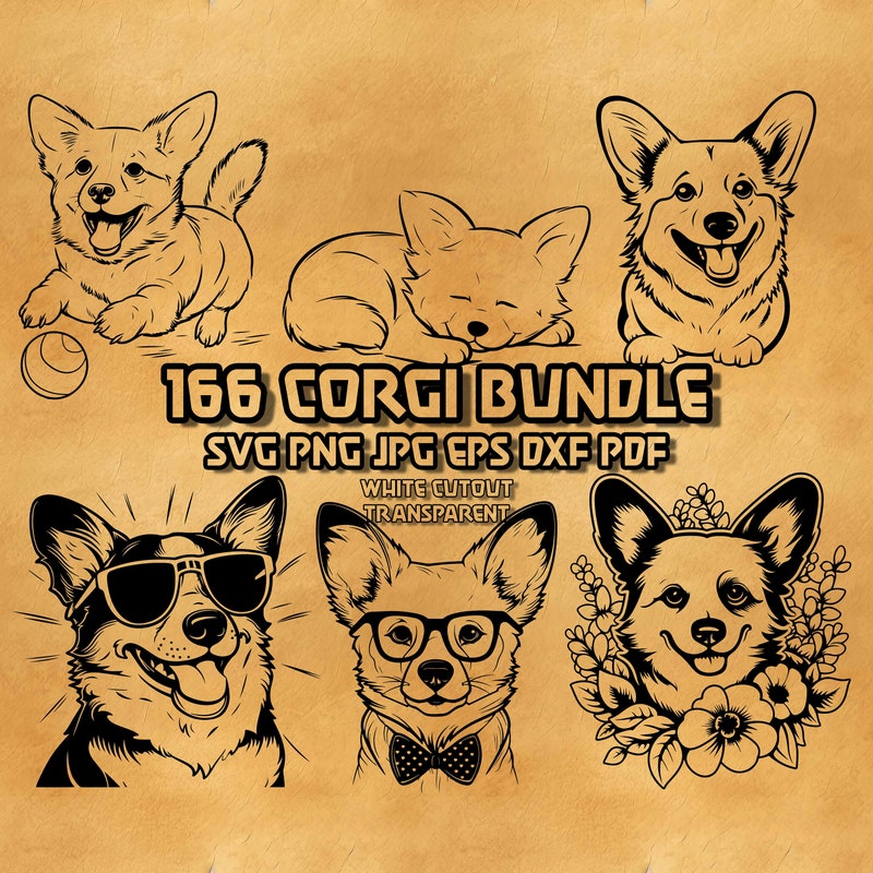 Corgi Svg - Etsy