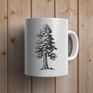 Redwood Tree Svg Bundle, Trees Clipart, Redwood Tree Laser Engraving ...
