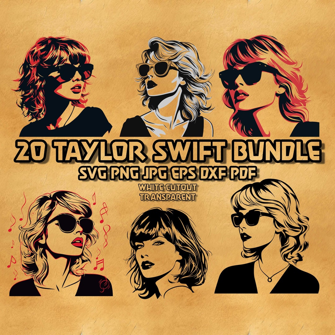 Taylor Swift Svg Bundle Taylor Swift Png the Eras Tour Svg - Etsy UK