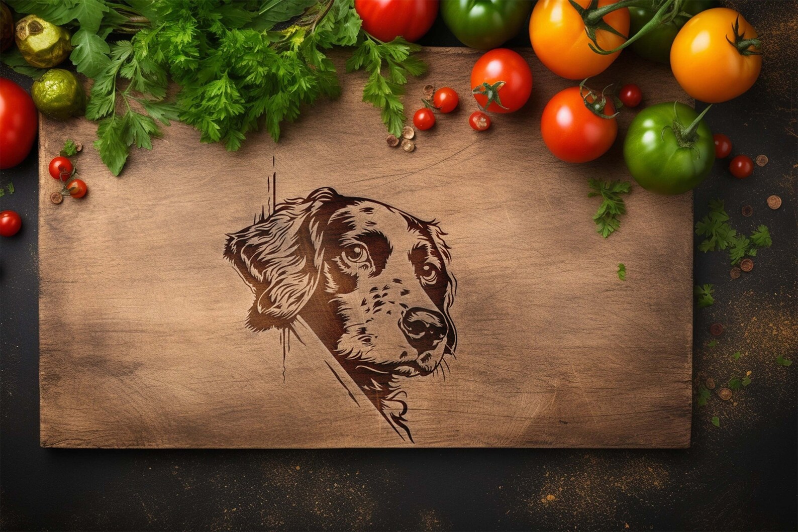 Brittany Spaniel Svg Bundle, Brittany Spaniel Monogram Svg, Peeking ...