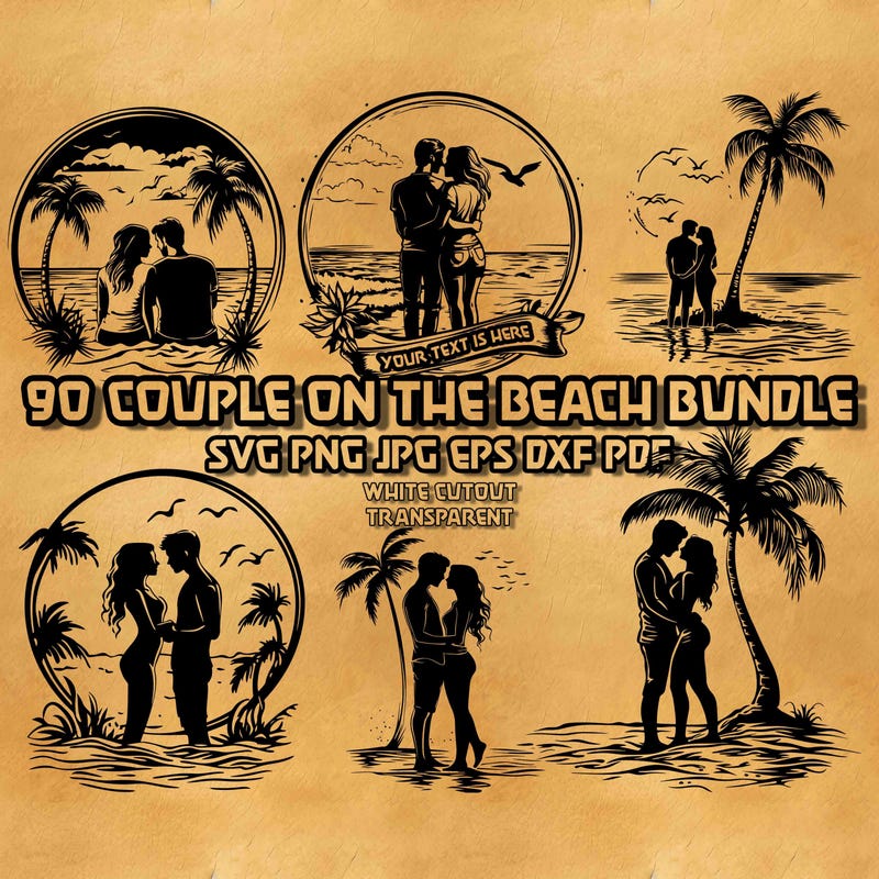 Couple Watching Sunset - Etsy