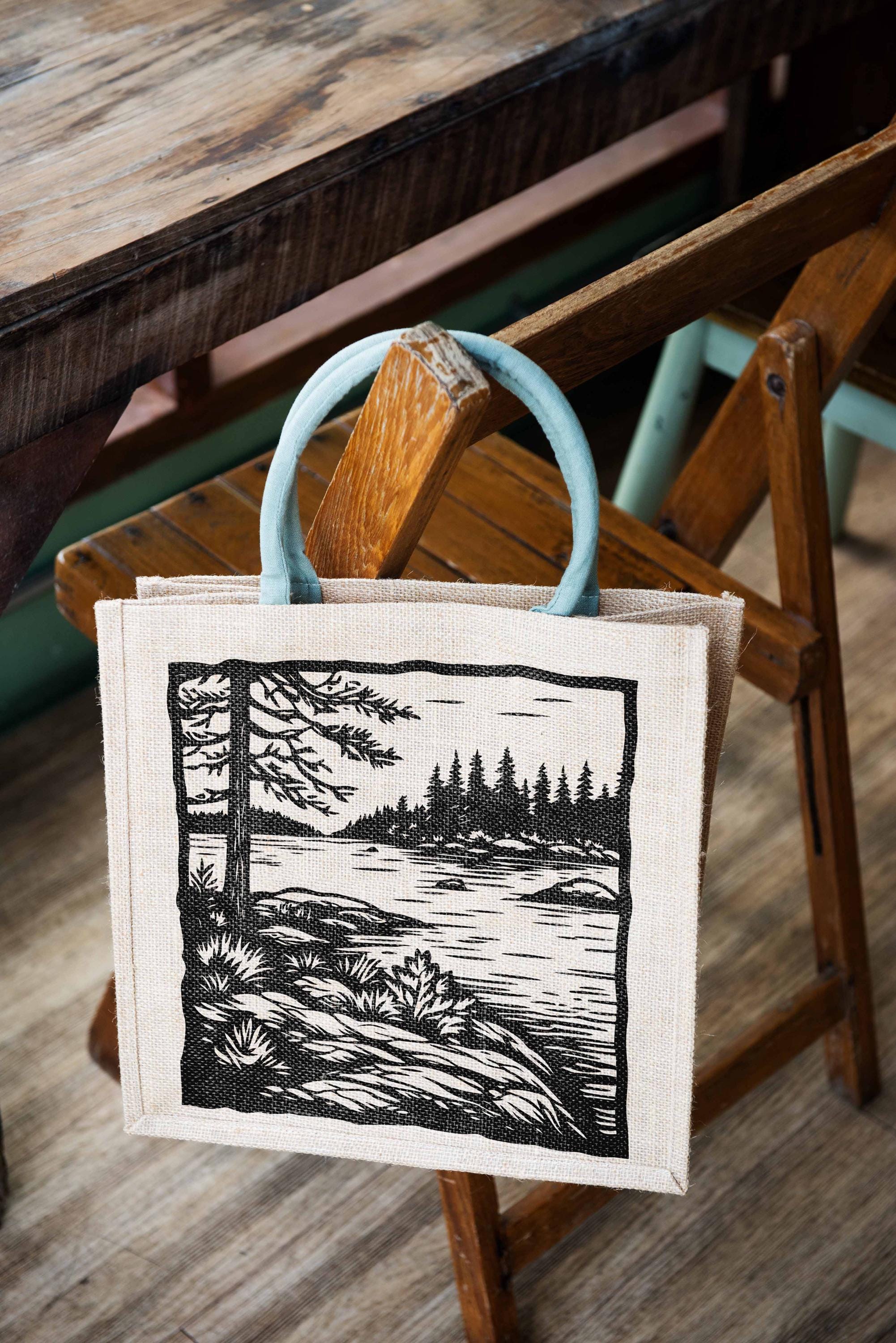Isle Royale National Park Lake Svg Bundle, Forest Monogram Landscape ...