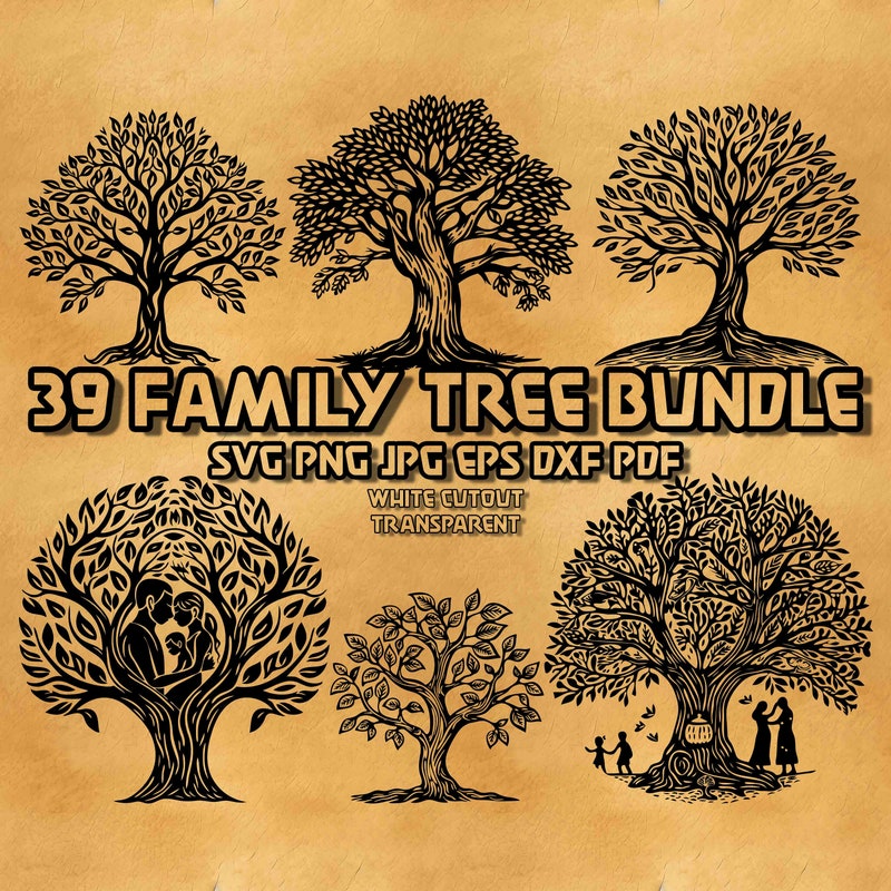 Family Tree Svg - Etsy