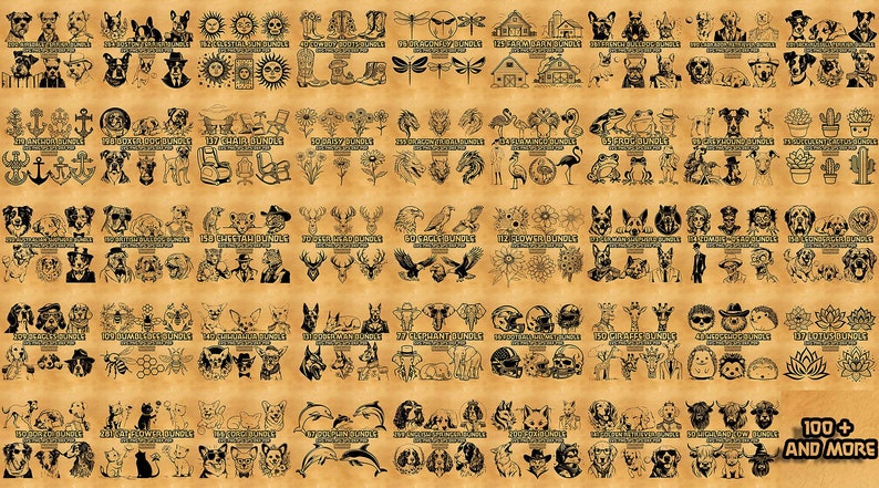 Paquete de diseños SVG de 30000 , paquete SVG de toda la tienda ...