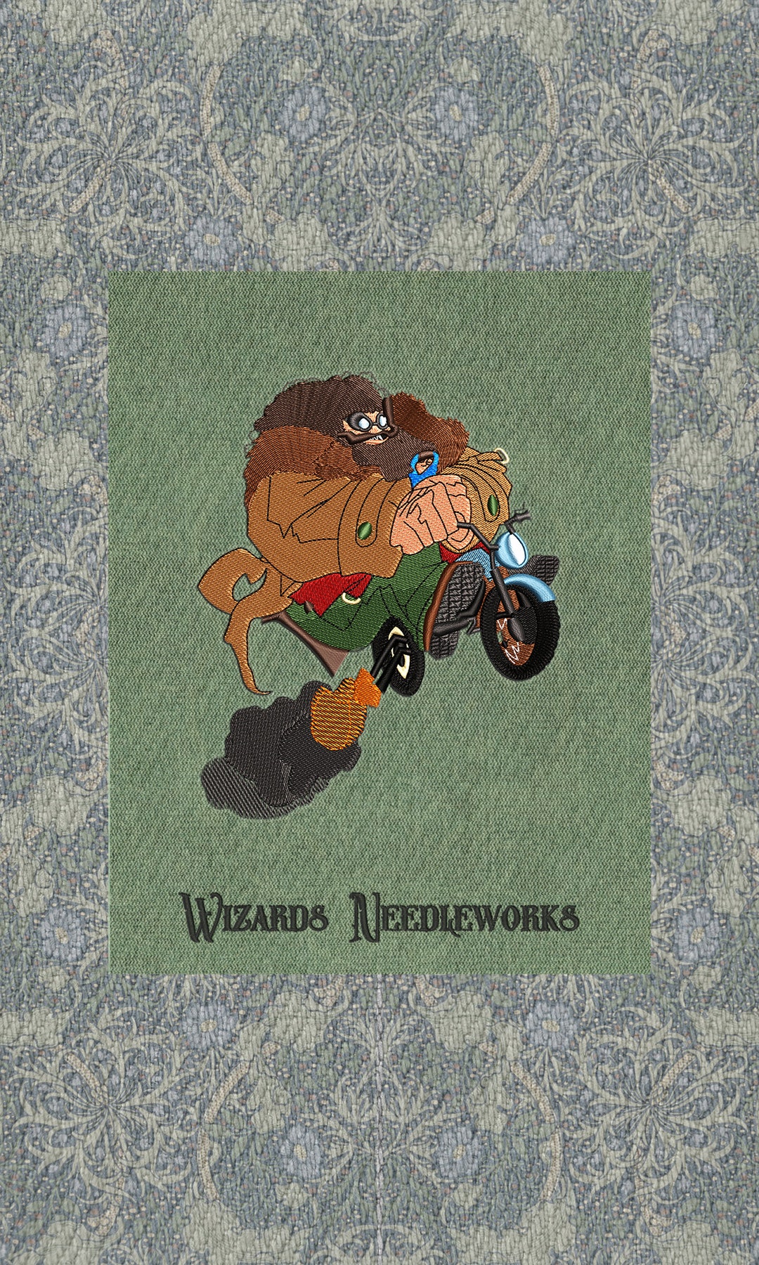 Motorbike Digitize Digital Machine Embroidery Design Pattern Instant ...