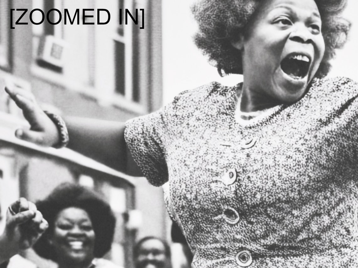 Soulful Vintage Black and White Photo, Black People Dancing on Street ...