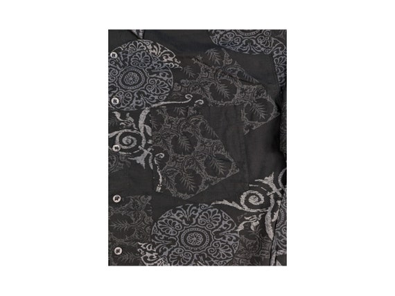 2000er Vintage Jean Chatel Crazy Pattern Lang arm Shi… - Gem