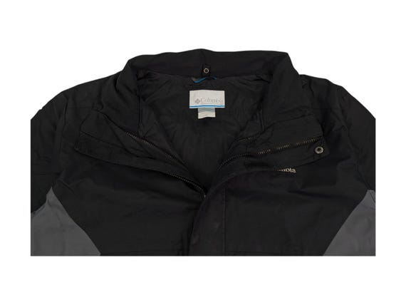 2000s Columbia Vintage Outdoor Jacket XL Black Grey w… - Gem