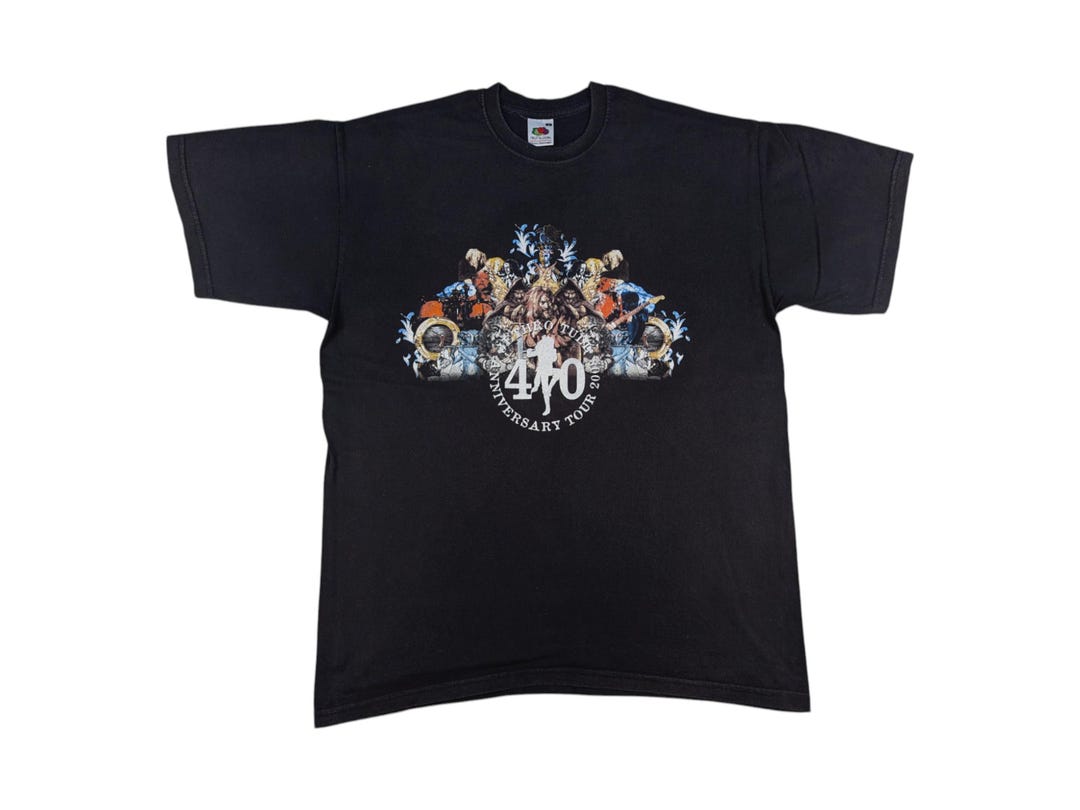 2008 Jethro Tull 40th Anniversary Tour T-shirt Size M Fruit of the Loom ...