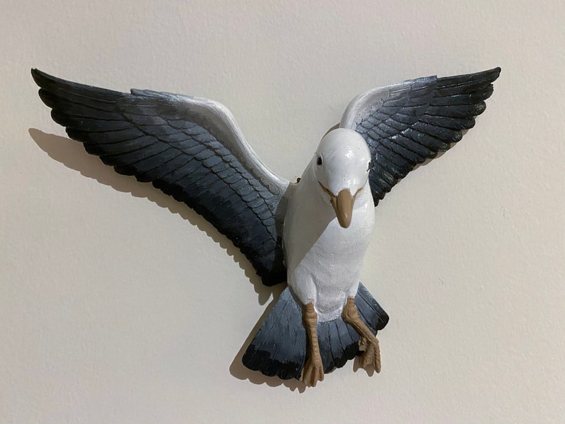 Seagulls Wall Decor, Seagull Bird Wall Art, Handmade Wall Art, Handmade ...