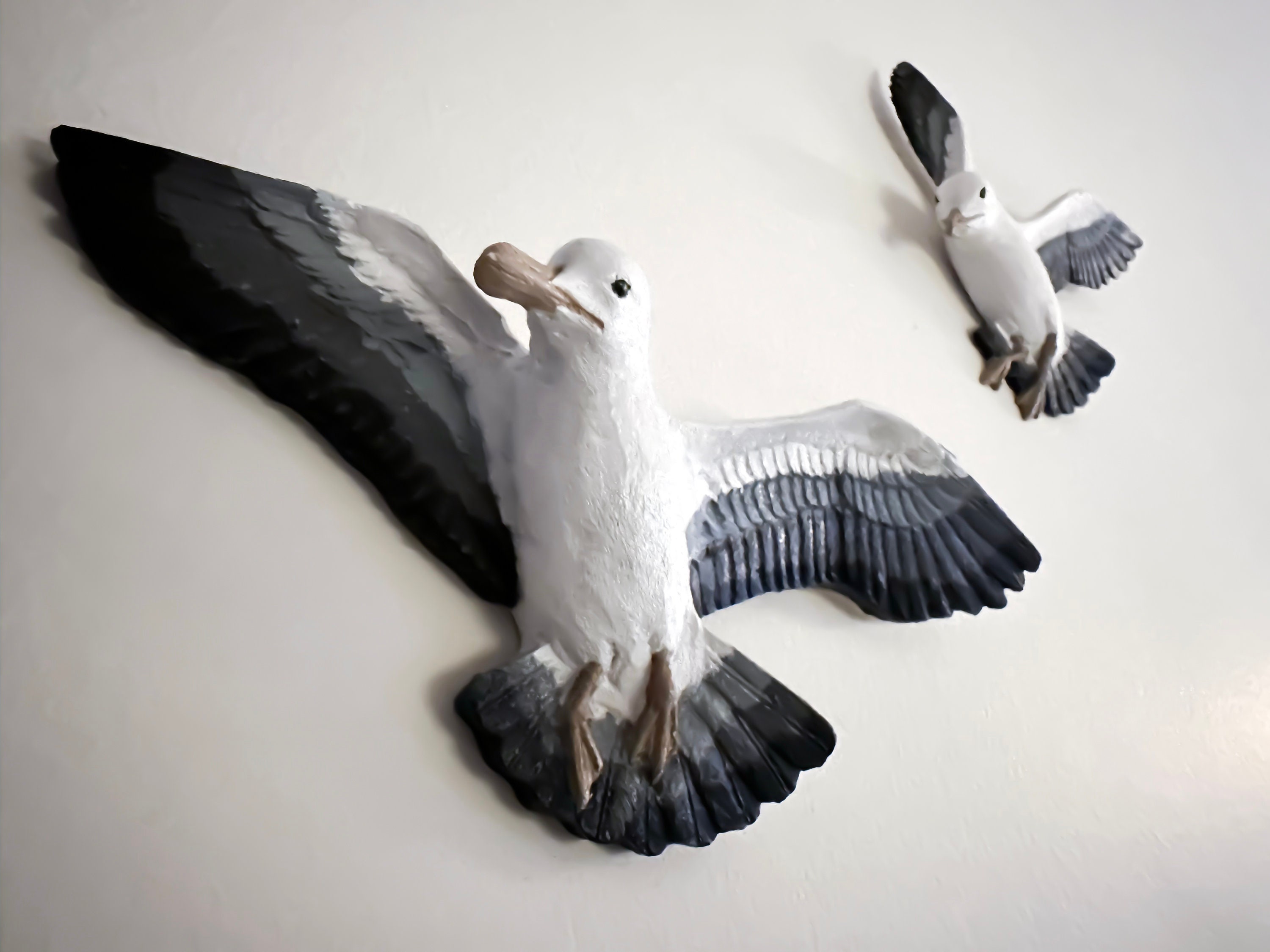 Seagulls Wall Decor, Seagull Bird Wall Art, Handmade Wall Art, Handmade ...