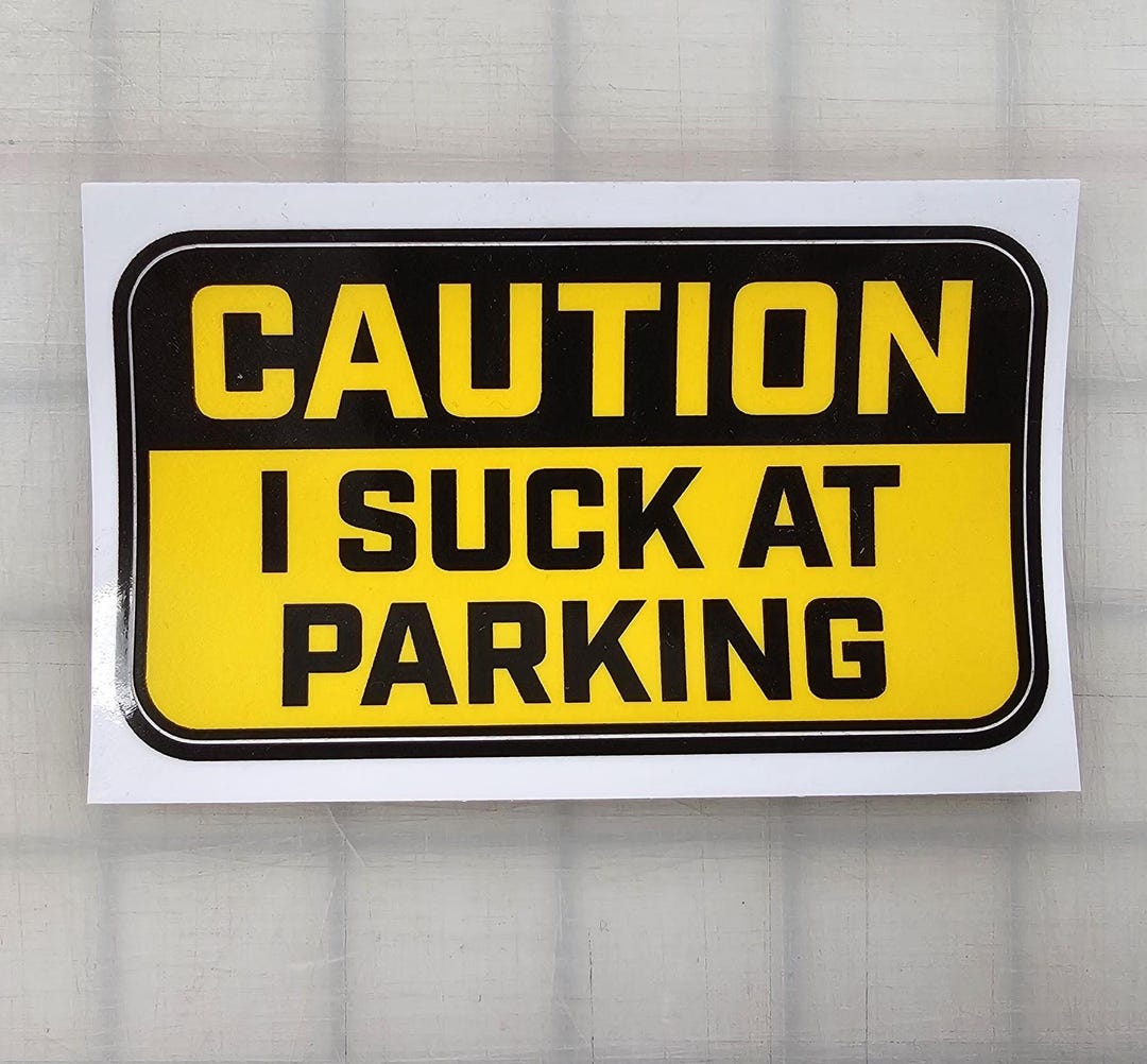 10pk Bad Parking Fun Prank Decals - Etsy