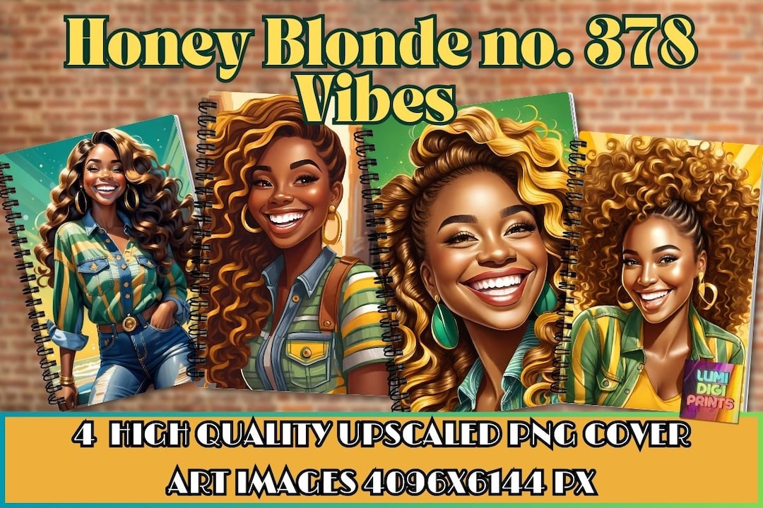 Beautiful African American Cover Art Images, Notebook Covers Bundle ...