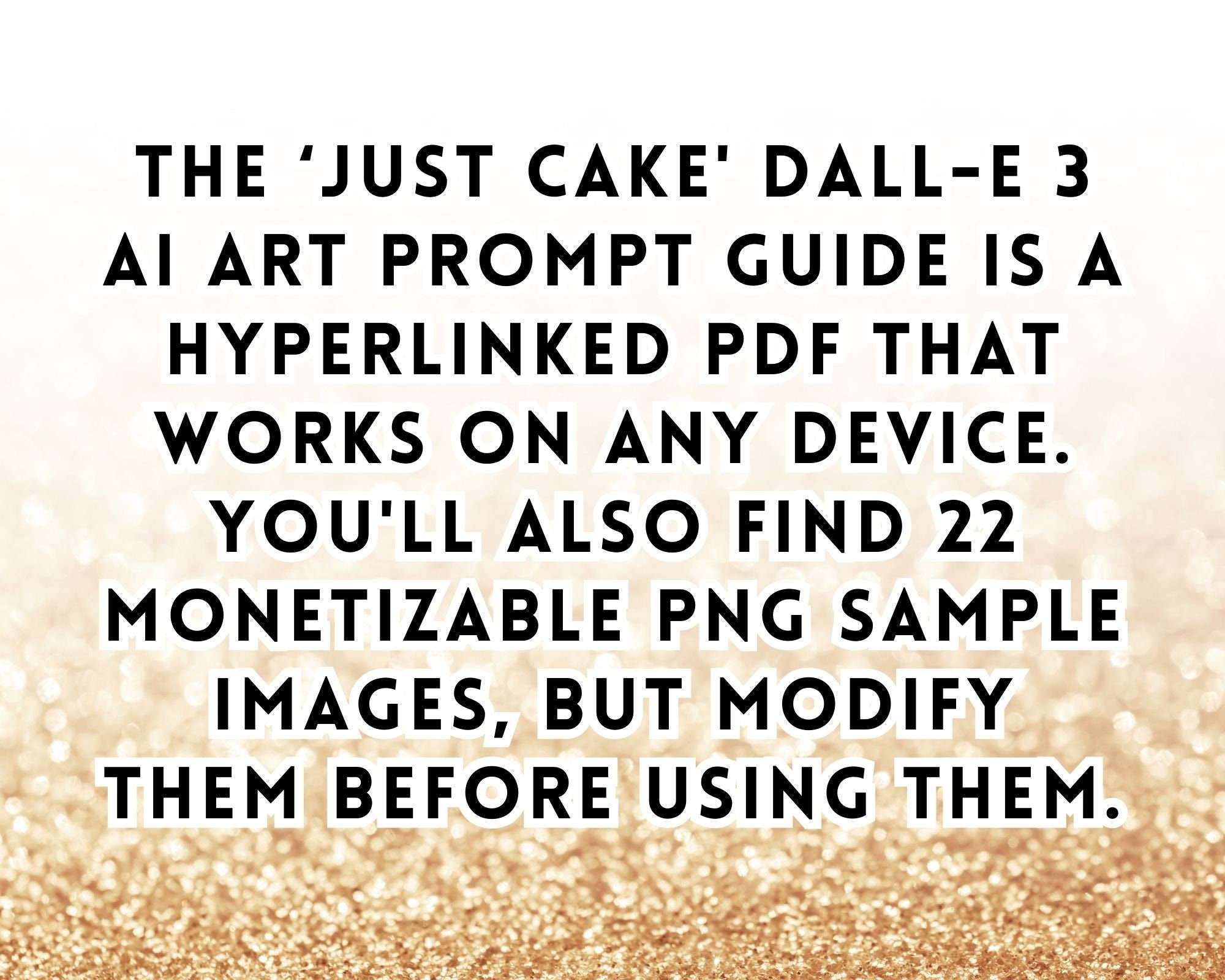 Dall-e 3 Just Cake AI Art Prompt Guide, Chatgpt Dalle3 AI Prompt Guide ...