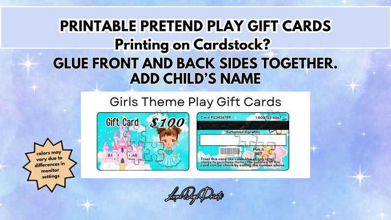 Printable Pretend Play Credit Debit Cards, Printable Play Bank Cards ...