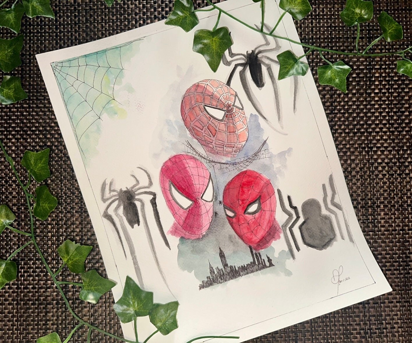 Spider-man Art Print - Etsy