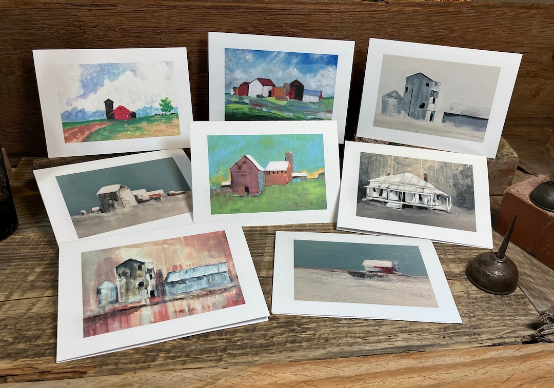 On the Farm Greeting Card Set - Etsy