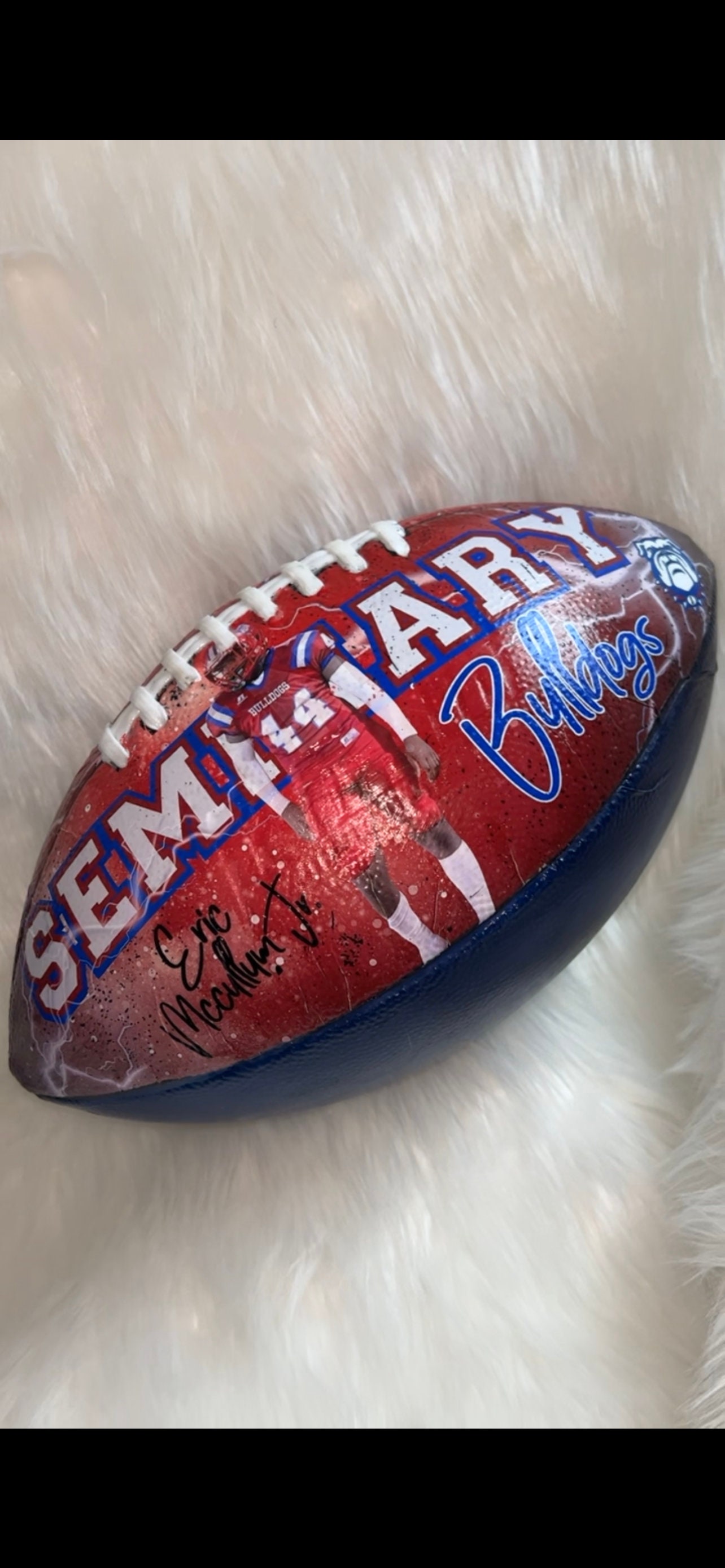 Custom Photo Football: Personalized Sports Gift - Etsy