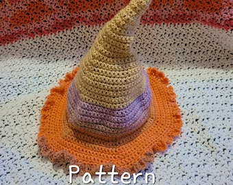 Crochet Flower Fairy Hat Pattern Fantasy Nymph Witch Cosplay Costume ...